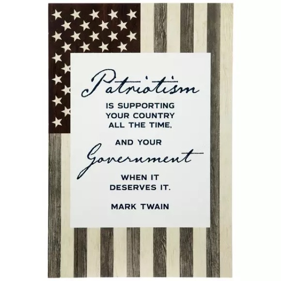 Wall Decor | Patriotism Flag Wood Wall Decor | Poshmark